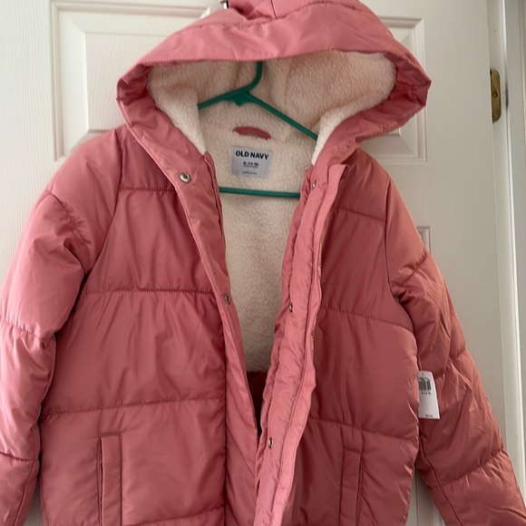 Old Navy | Jackets & Coats | Nwt Old Navy Girls Cocoon Sherpalined Hooded Puffer Jacket Xl 416 ...
